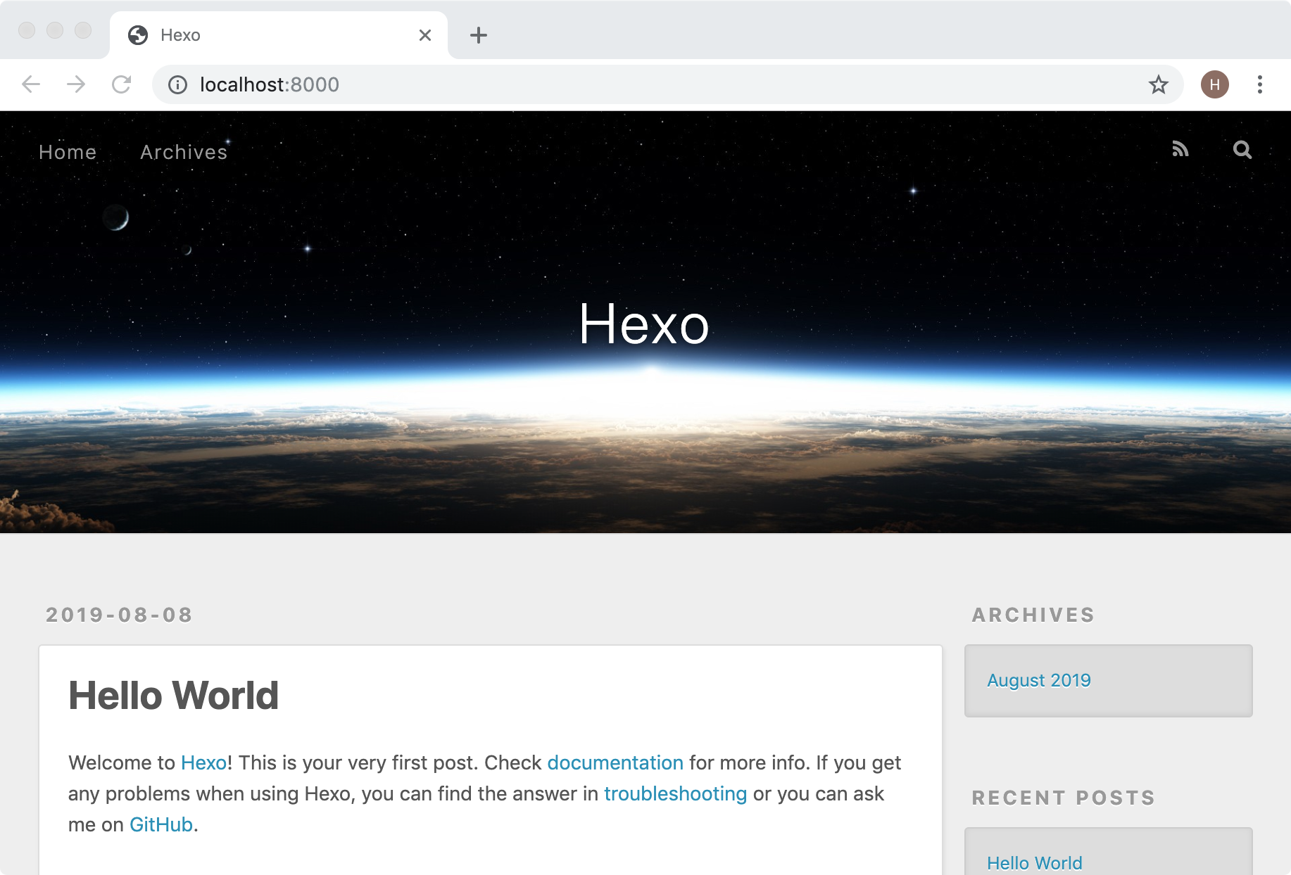 python：使用Hexo搭建自己的博客 - Jun